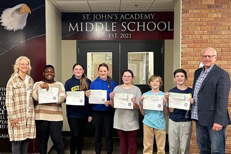 St Johns Academy Essay Winners News Dakota