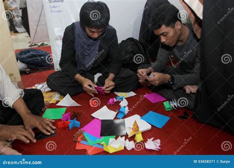 origami editorial photo image of center people learn 53658371