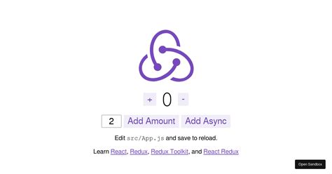 Redux Essentials Counter Example Codesandbox