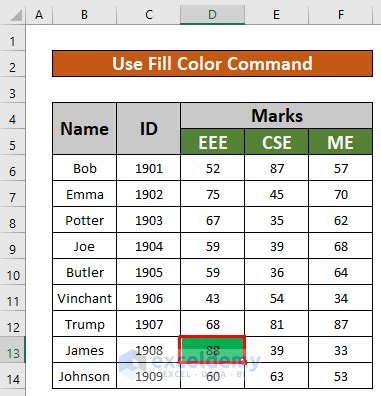 How To Fix Background Color Not Changing In Excel Solutions