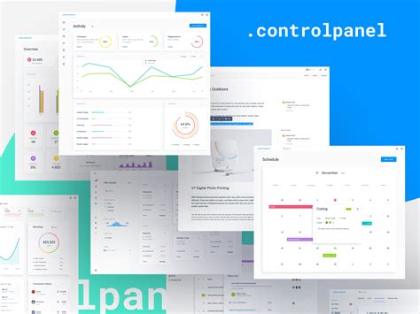Control Panel Dashboard Design Control Panel Web Design