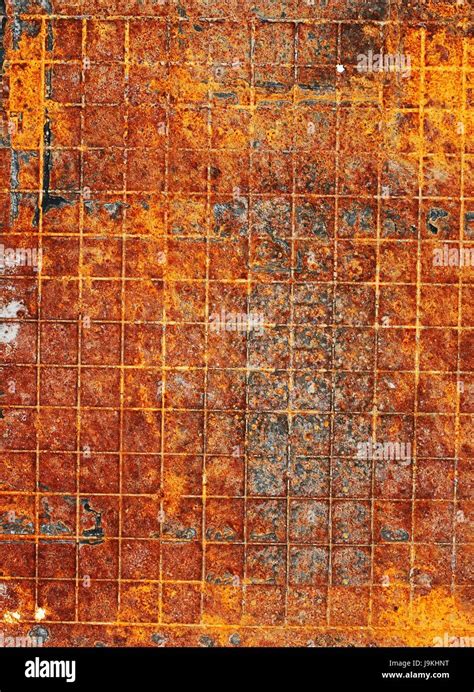 Iron Steel Metal Rusty Rust Stained Old Stain Discolor Close Macro Stock Photo Alamy