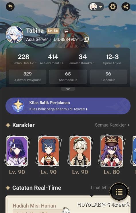 Bukan Nd Akun Biasa Genshin Impact HoYoLAB