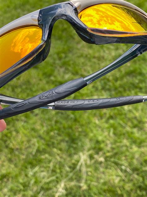 Sunglasses Oakley Splice Red Etsy