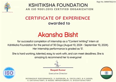 Akansha Bisht On Linkedin Internship Contentwriting Grateful