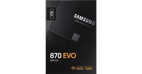 Samsung 870 Evo 1 Tb Ssd Sata 6 Gb S 2 5 Intern