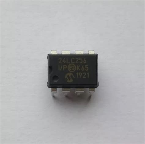 microchip 24lc256 256k i2c eeprom ic iic serial cmos memory chip dip 8
