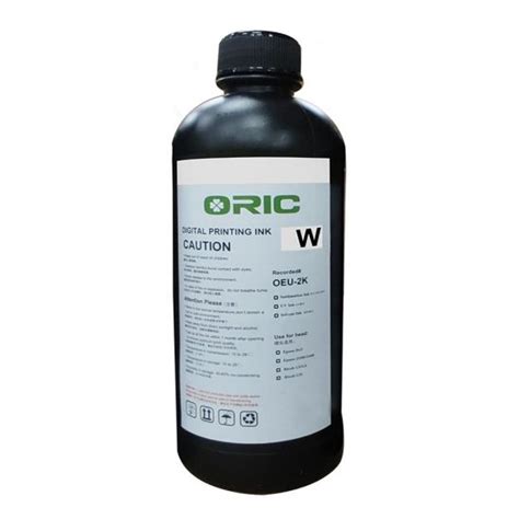 Uv Ink 1 Kg Whitesuper Soft Oric Chn Paper