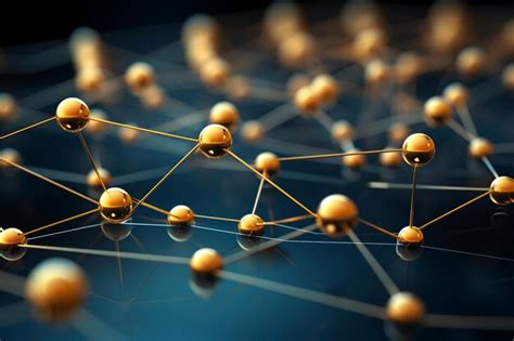 Premium Photo Quantum Computing Network Simulating Complex Molecular Structures