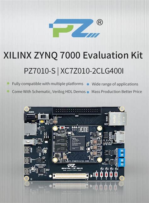 Puzhi 7010 Evaluation Kit Xilinx Zynq 7000 Soc Xc7z010