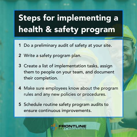 How To Implement A Safety Program