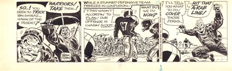 Johnny Hazard Daily Strip 1 20 1976 Signed By Frank Robbins