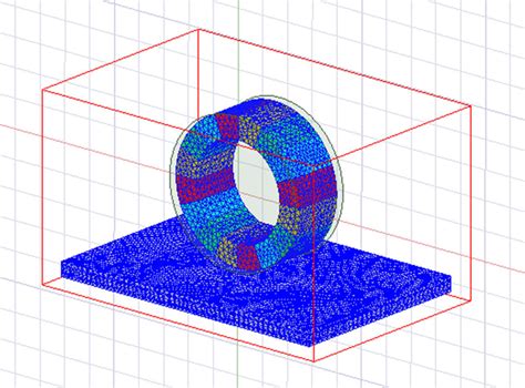The Meshing Diagram Of The Permanent Magnet Edw Model Download