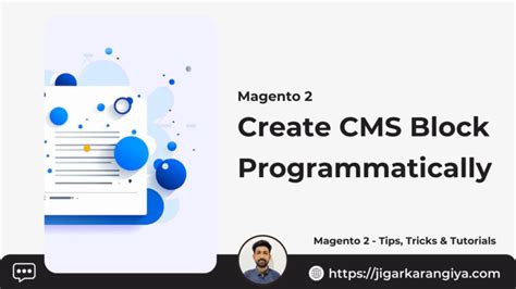 Create CMS Block Programmatically Magento 2 Jigar Karangiya