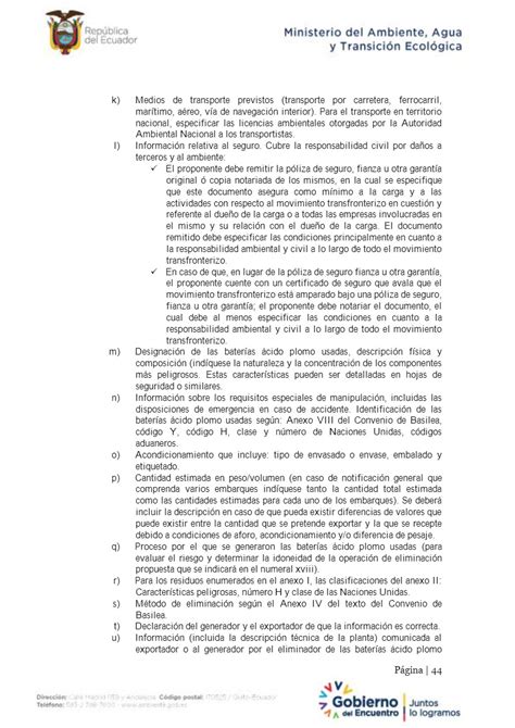 Acuerdo Ministerial No Maate 2021 034 Instructivo Para La Aplicación De La Responsabilidad