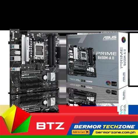 Asus Prime B650M A II AM5 DDR5 AMD Motherboard Bermor Techzone