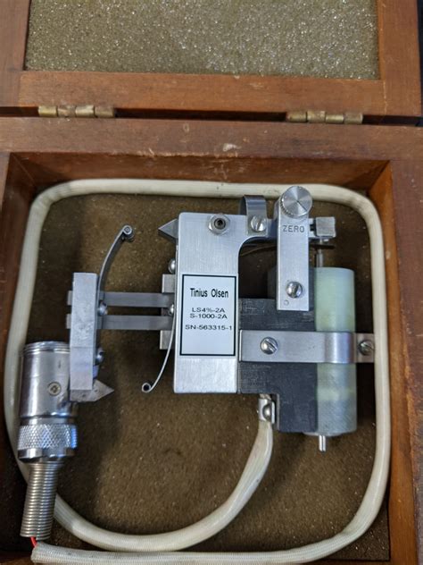 Lvdt Extensometer Tinius Olsen Used Equipment Lvdt Extensometer Tinius Olsen Used Equipment