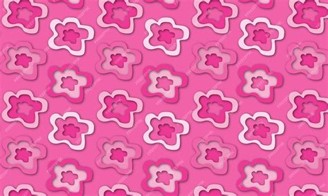 Padrão De Corte De Papel De Flor Rosa Bonito Fonte De Papel De Corte De