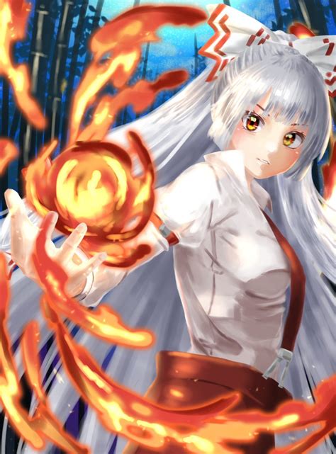 へる RT巡回中 on Twitter 絵描きさんと繋がりたい 東方Project 藤原妹紅 もこたん 幾度となく蘇る蓬莱の焔