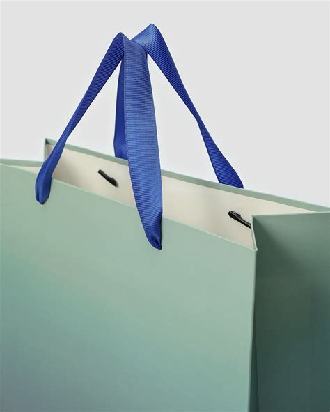 Riachuelo Sacola De Presente M Gradiente Azul Accessori By Riachuelo