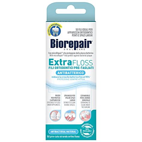 Зубная нить Biorepair «Экстра суперфлос» 50 шт - купить в Киеве и ...