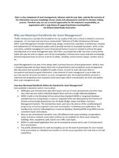 Why Use Municipal DataWorks For Asset Management Why Use Municipal