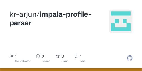 Github Kr Arjun Impala Profile Parser