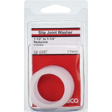 Lasco 1 12 In X 1 14 In White Plasticpoly Slip Joint Washer 2