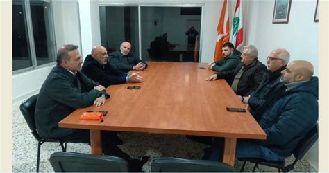 الوكالة الوطنية للإعلام منسق التيار الوطني في الكورة استقبل وفد