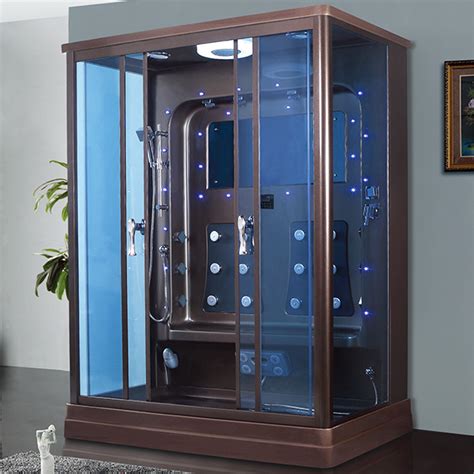 Multicolor Led Light Aqua Glass Sex Steam Bath Shower Room Shower Room Steam And Steam Shower