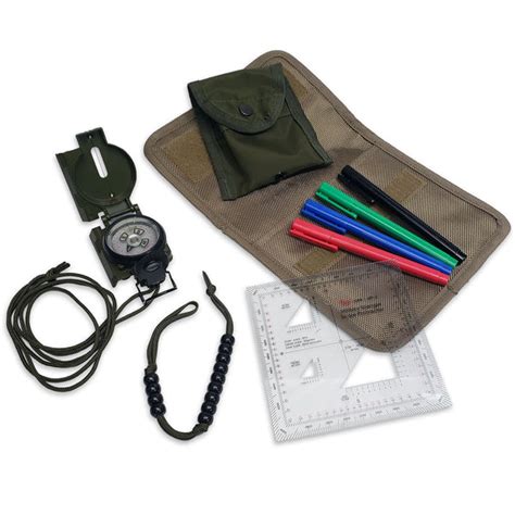 Compass Navigation Package Traditional Military Lensatic Compass