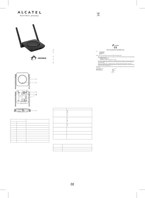 Bedienungsanleitung Alcatel Office Dect Repeater Seite 1 Von 1 Englisch