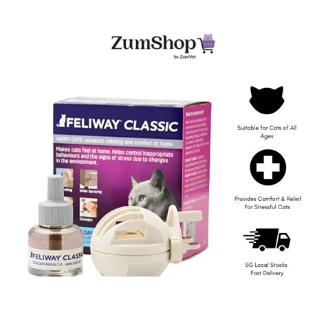 Sg Stock Feliway Diffuser Hormone Vial And Diffuser Shopee Singapore