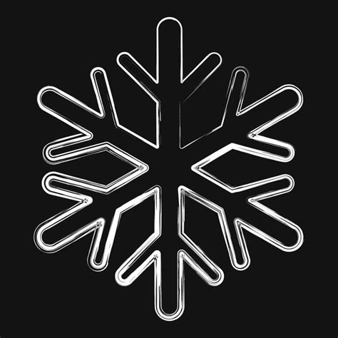 Icon Frost Resistance Packaging Symbol Elements Icons In Chalk Style