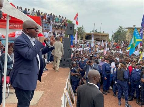 Rdc Sama Lukonde à Mbandaka Pour Préparer La Visite De Félix