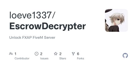 Github Loeve1337escrowdecrypter Unlock Fxap Fivem Server