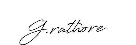 93 G Rathore Name Signature Style Ideas Outstanding Autograph