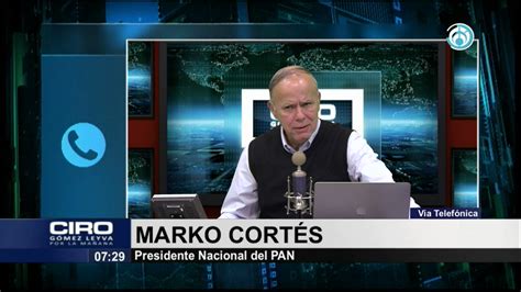 EXCLUSIVA Tras los señalamiento de AMLO contra el PAN Marko Cortés asegura que quien debe ser