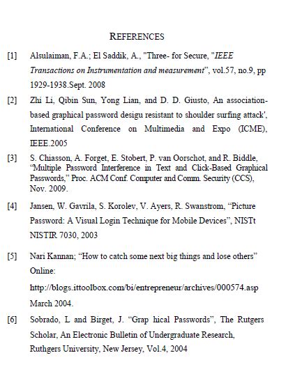Security Analysis Of 3d Password Based Authentication System Research Journal