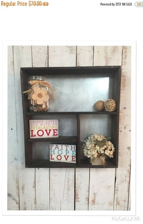 ON SALE Shadow Box Shelf Display Case Wood Shadow Box