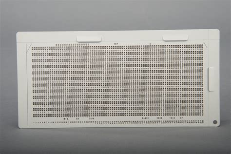 Ibm Punch Card Gauge National Museum Of American History