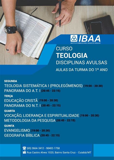 Curso Médio Em Teologia Ibaa