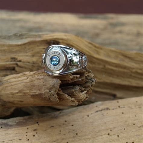 Bullet Casing Ring Etsy