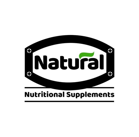 Natural Nutritional Supplements Typo Vector Icon 30344712 Vector Art