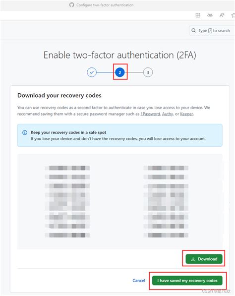 【github】2fa认证（双重身份验证）github 2fa Csdn博客