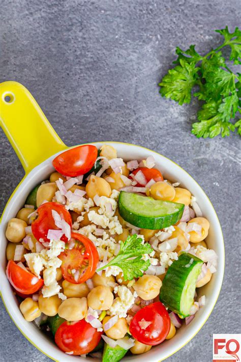 High Protein Chickpea Salad For Weightloss Flavor Quotient