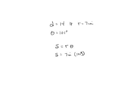 Solved A Circle Has A Diameter Of 14 Inches What Is The Length Of An
