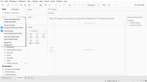 The Data Babe How To Create A Dimension Parameter In Tableau