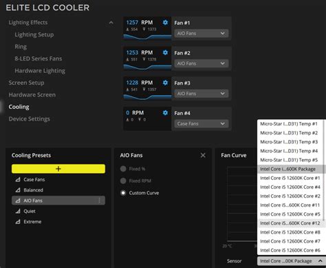 Coolant Temp Not Popping Up In Icue R Corsair