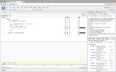 Profiling R Code With The RStudio IDE Posit Support